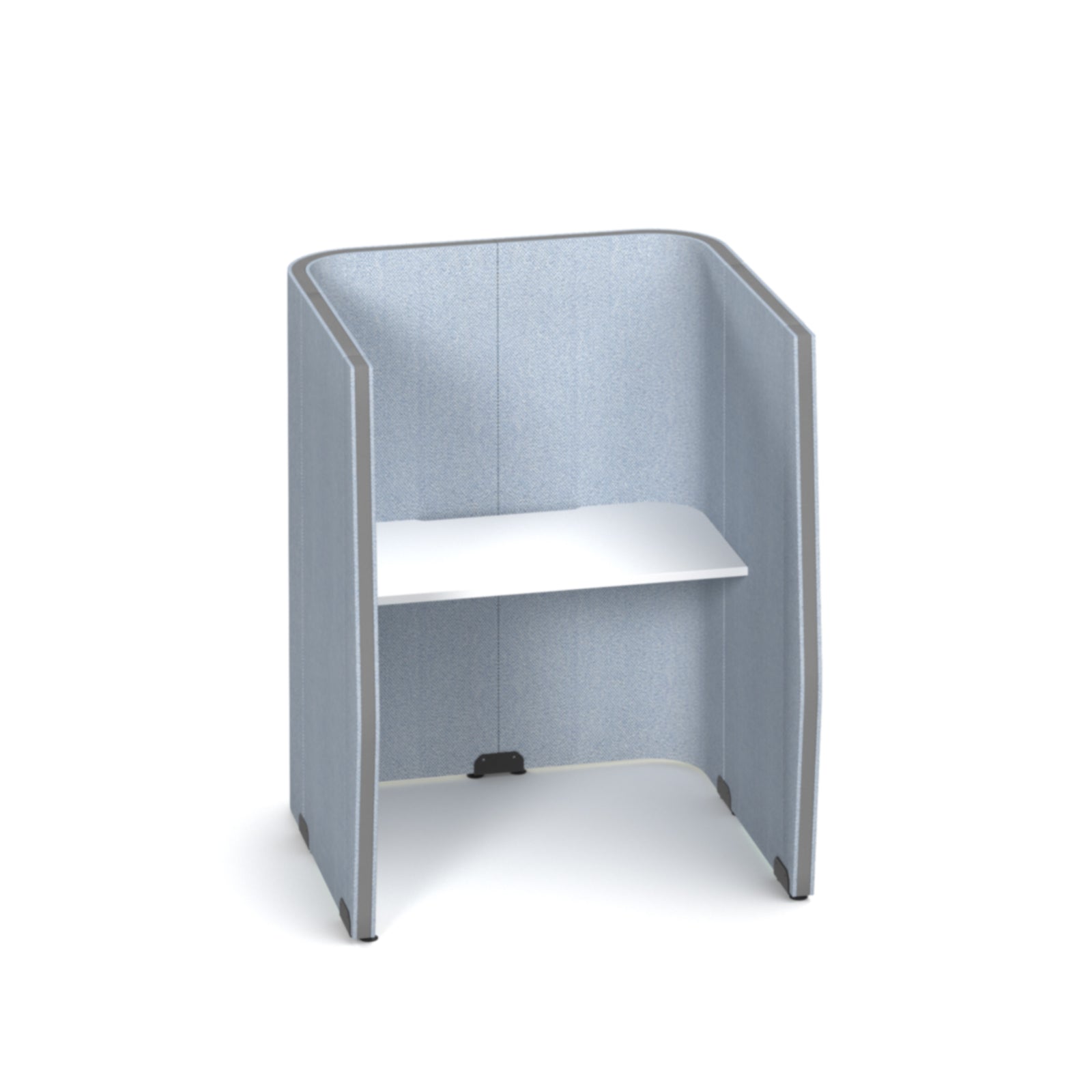 Priva Study Rectangular Workstation Pod 1500mm High | NWOF