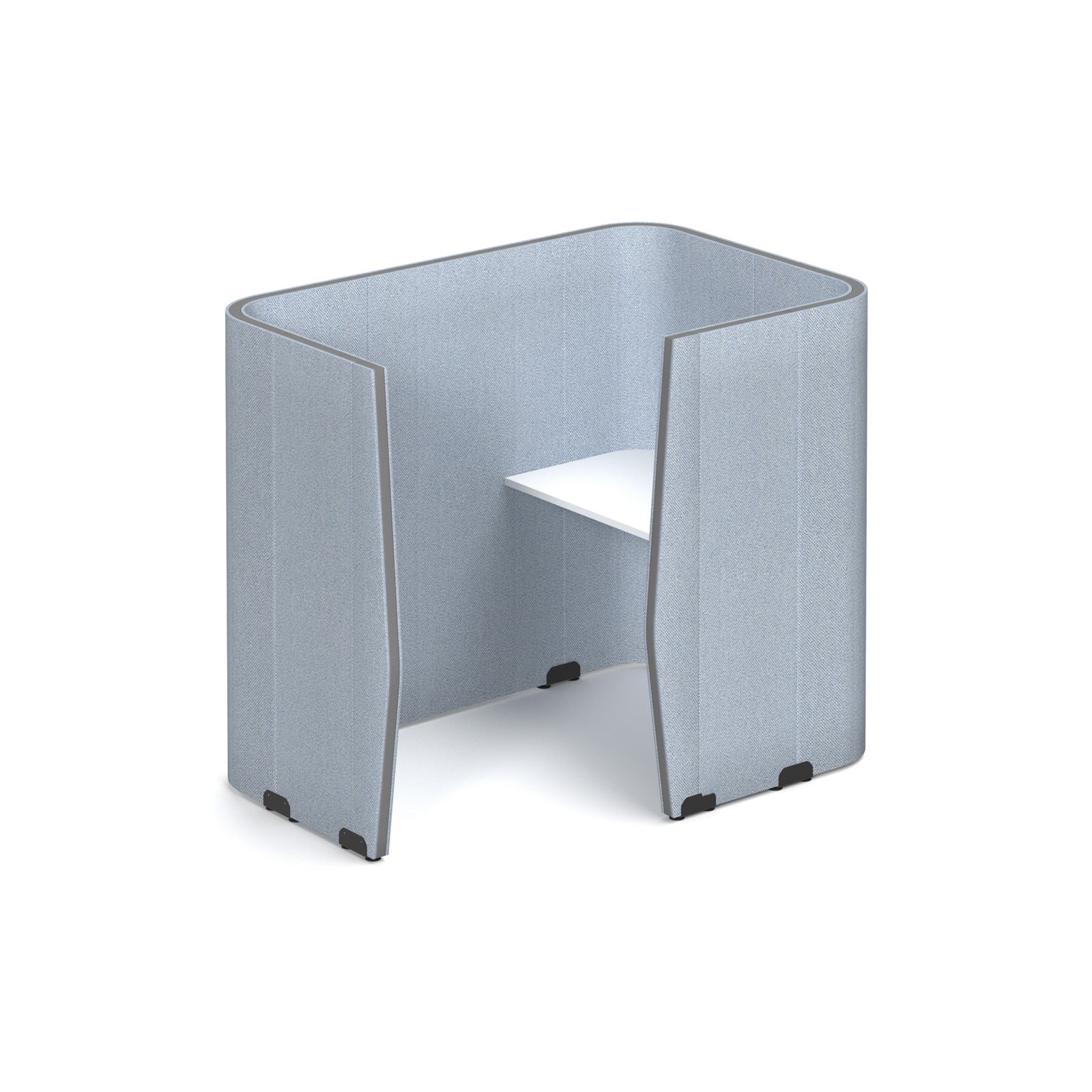 Priva Large Rectangular Right Hand Workstation Pod 1500mm High | NWOF