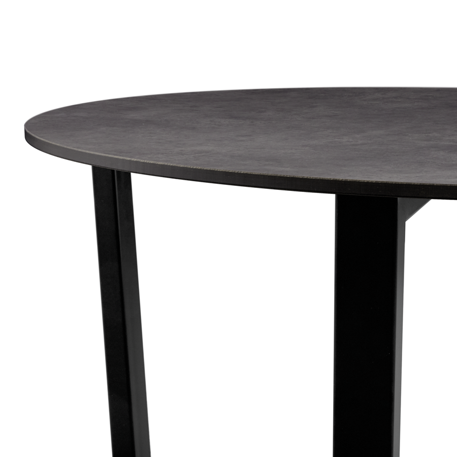 Bourne Dining Table - Metallic Anthracite | NWOF