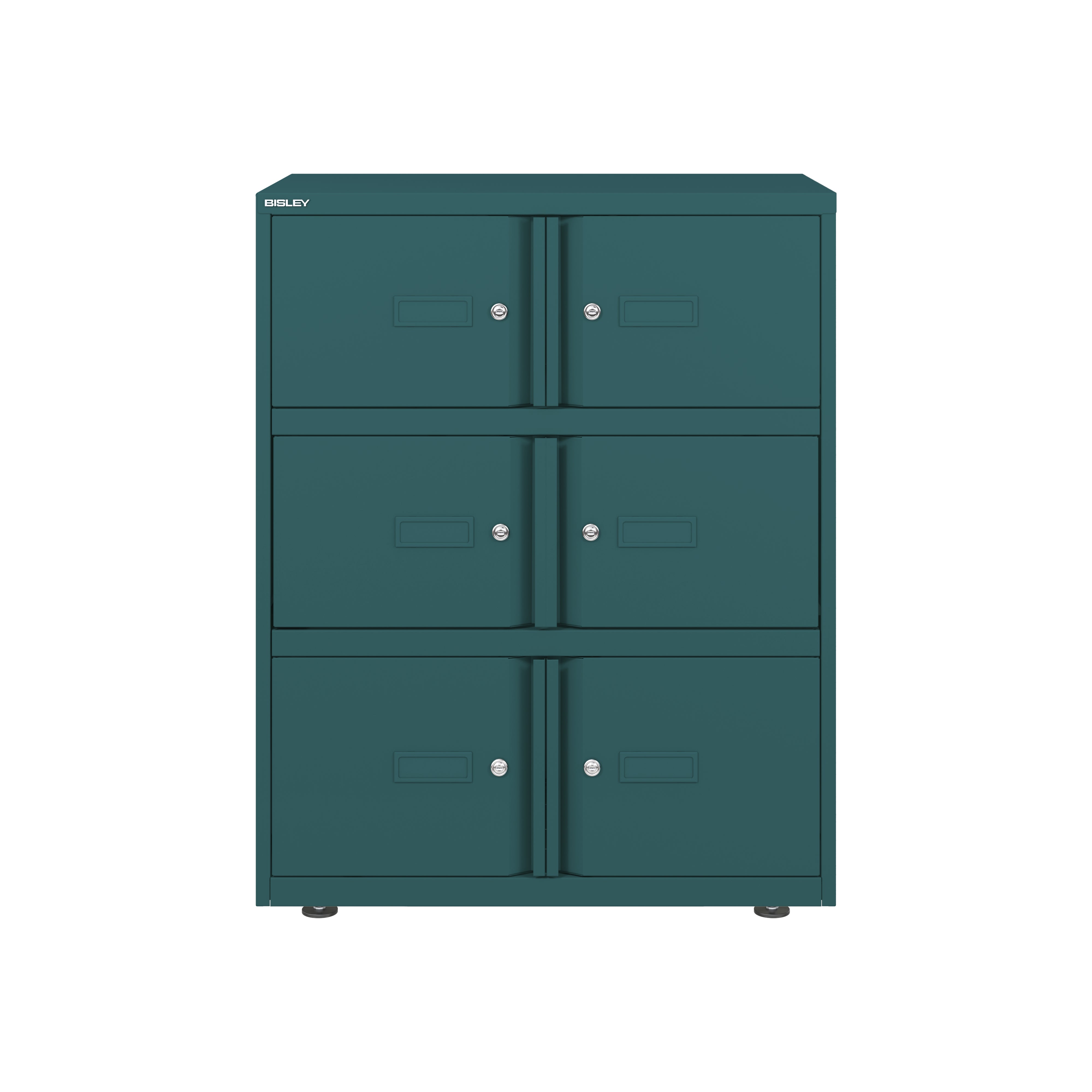 Bisley 800mm Wide Essentials Lodge - 6 Door Locker Cabinet | NWOF