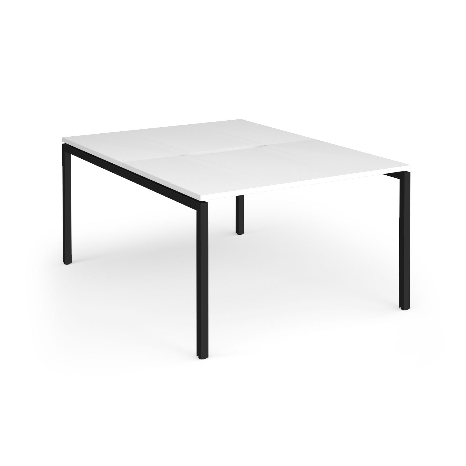 Connex Plus Goal-Post Back To Back Desk - White | NWOF