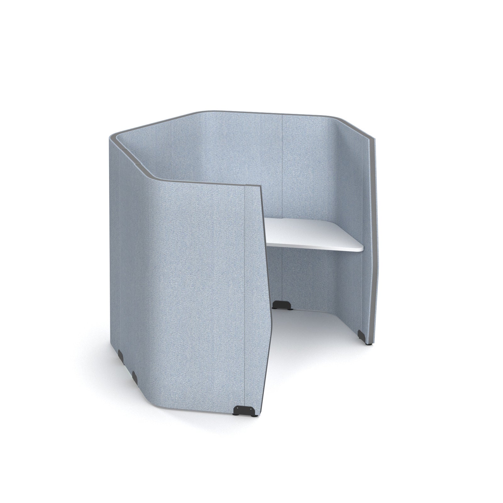 Priva Hexagonal Right Hand Workstation Pod 1500mm High | NWOF