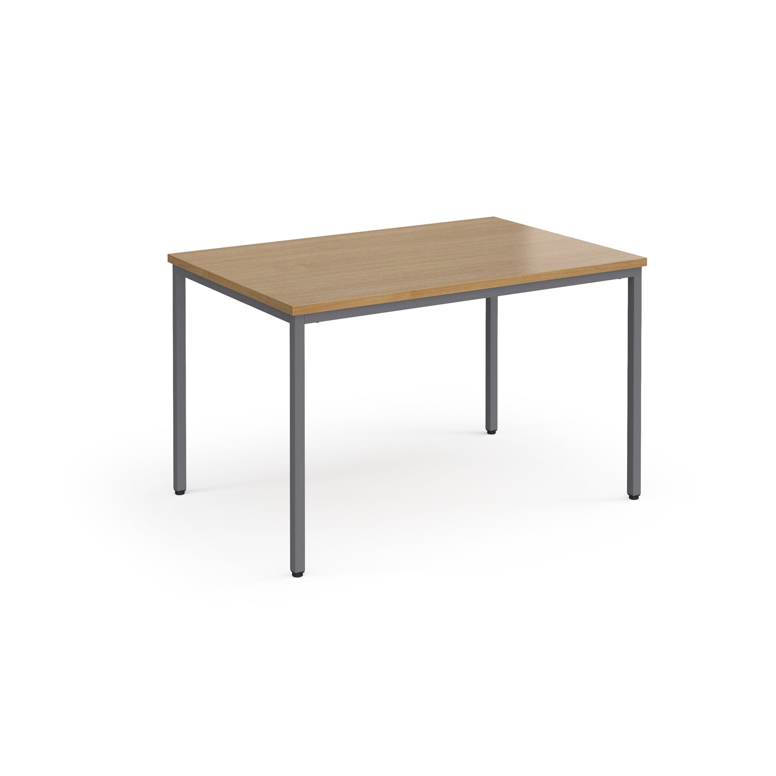 Flexi 25 Rectangular Table With Graphite Frame - Oak | NWOF